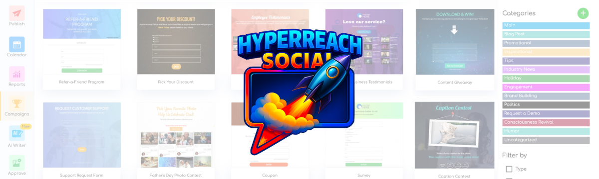 2025 Social Media Demographics Dashboard - HyperReach Social